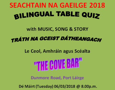 BILINGUAL TABLE QUIZ – waterfordarts.com